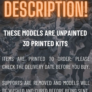 Valkyrie Lenneth UNPAINTED 3D Printed DIY Resin Statue Kit / Figurine ...