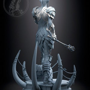 Minthara, Drow Cleric 3D Printed DIY Resin Statue Kit / Figurine ...