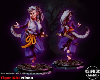 Ruby, the Goblin Mage Female Fantasy Miniatures 3d Printed Models ...