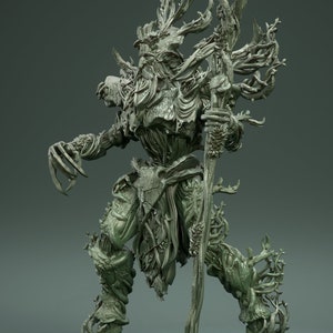 Ancient Tree Warden Forest Guardian Ent 3d Printed Model [by 3dartguy ...
