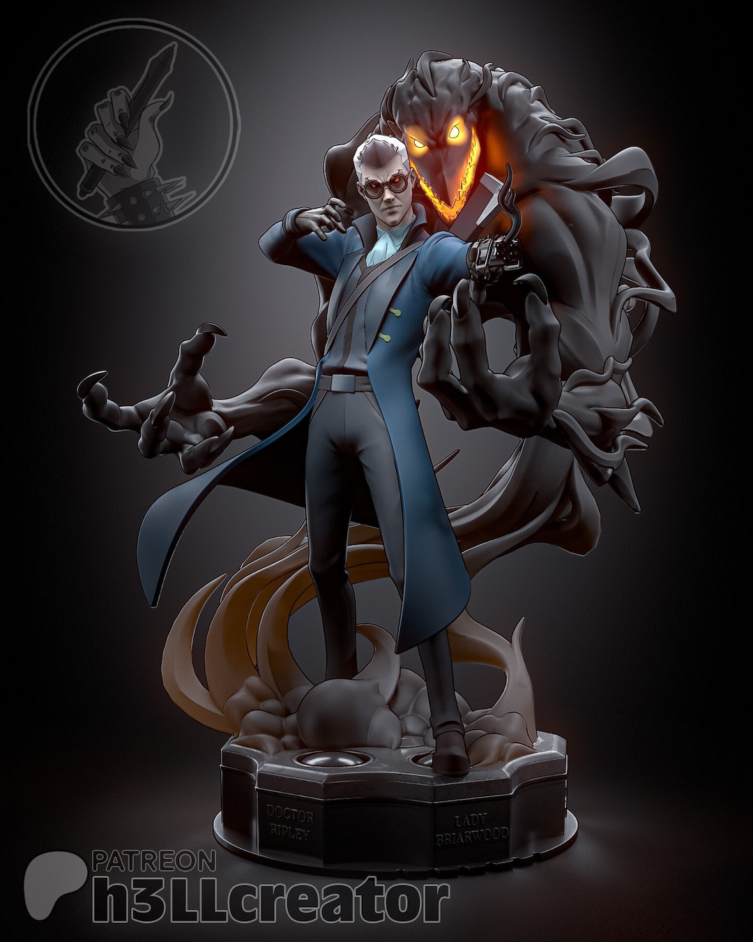 Percival De Rolo, Gunslinger 3D Printed DIY Resin Statue Kit / Figurine ...