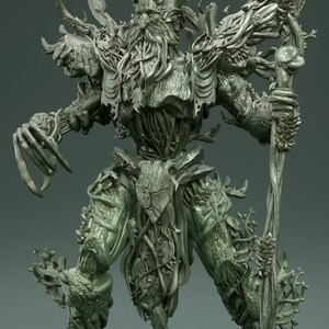 Ancient Tree Warden Forest Guardian Ent 3d Printed Model [by 3dartguy ...