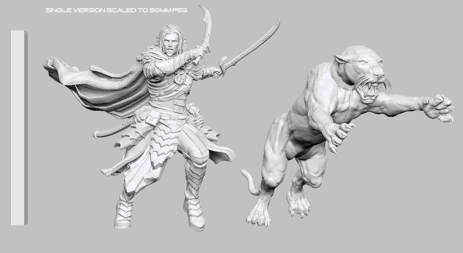 Elf / Drow Ranger 3d Printed Model by 3dartguy - Etsy UK