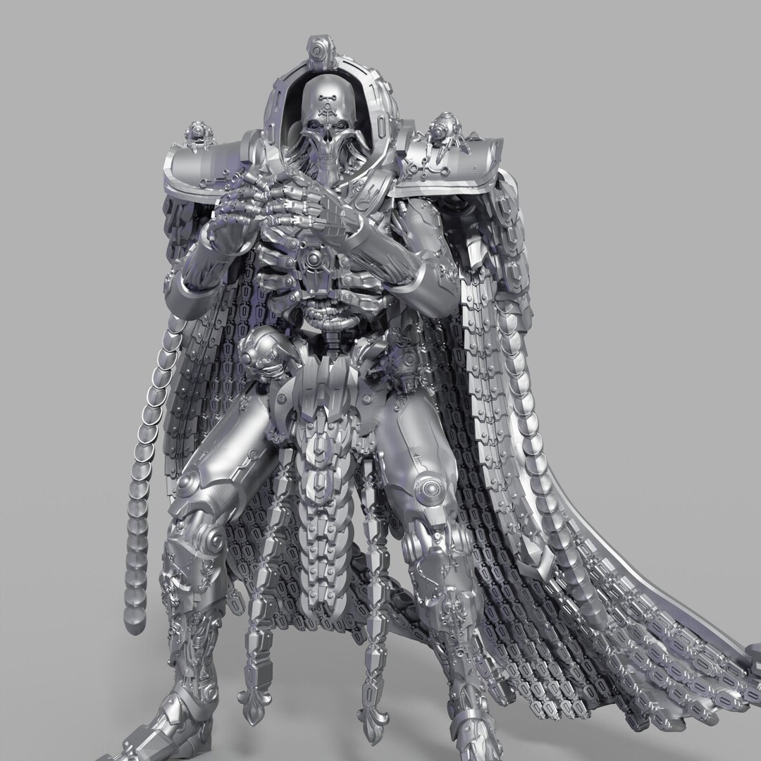 Space Undead Robot Collector 3d Printed Model by 3dartguy - Etsy Australia