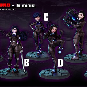 Gantz Squad 3d Printed Model [by Gaz Minis] - Etsy