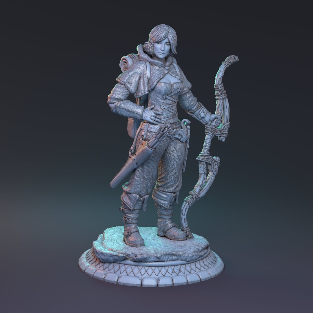 Mirrah Depada, Ranger / Huntress - 32mm, 75mm, Perfect Dnd or Display ...