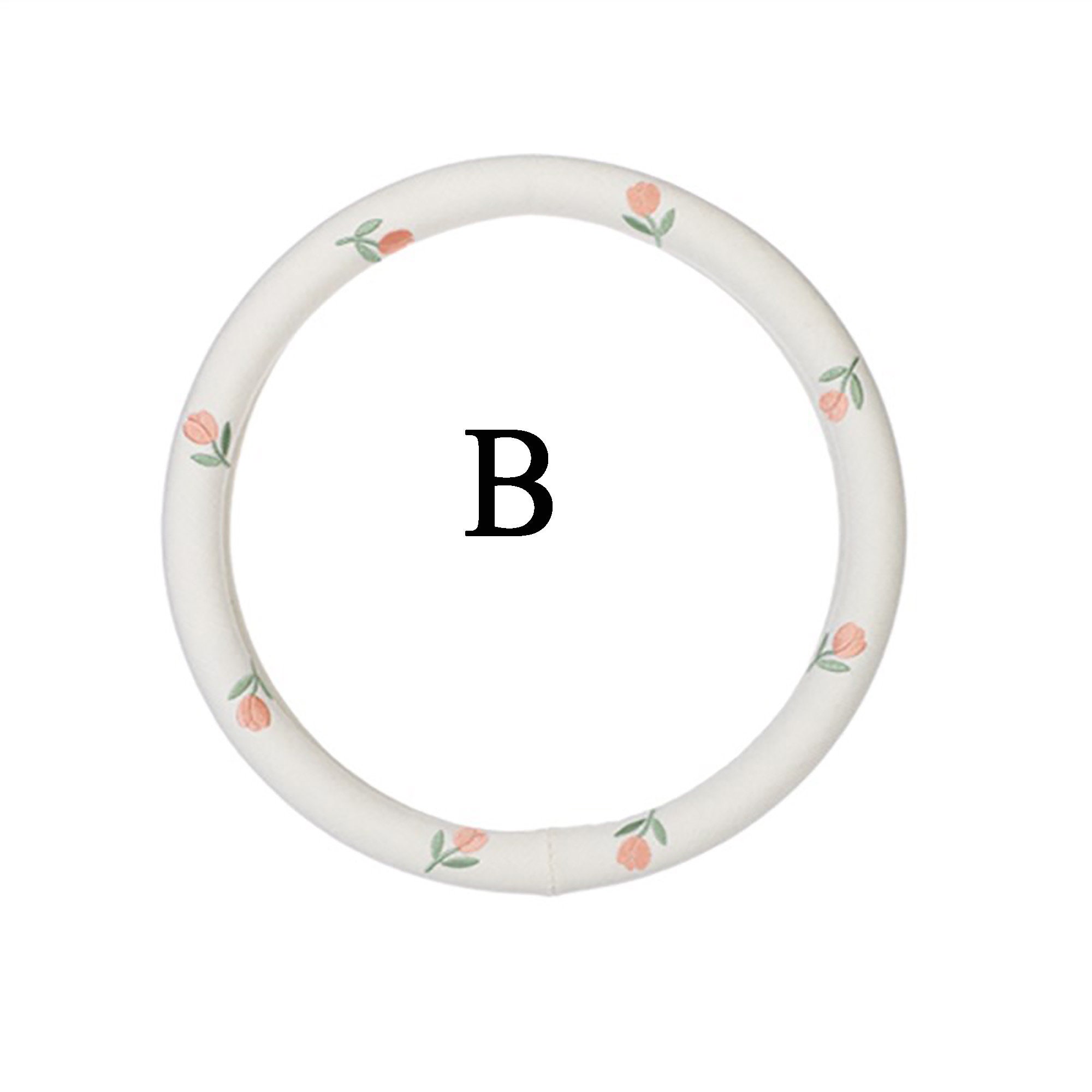 Cute Tulip Steering Wheel Cover for Women, Bear Car Steering Wheel ...