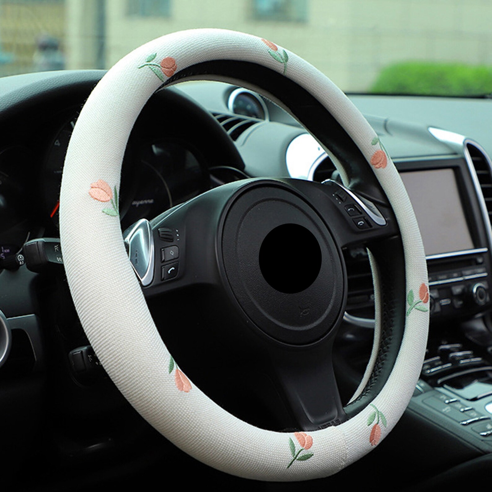 Cute Tulip Steering Wheel Cover for Women Bear Car Steering - Etsy