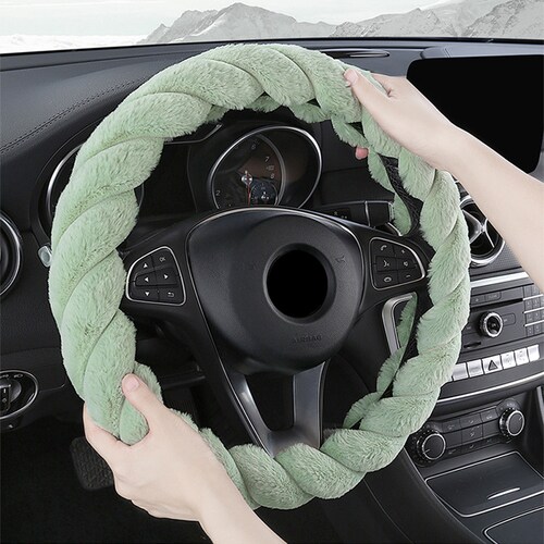 Short Plush Steer Wheel Cover Universal Winter Warm Wheel - Etsy