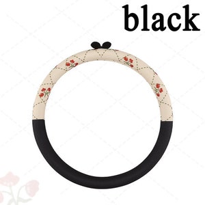 Lovely Cherry Steer Wheel Cover, Cute Bowknot Steering Wheel Cover, Non ...