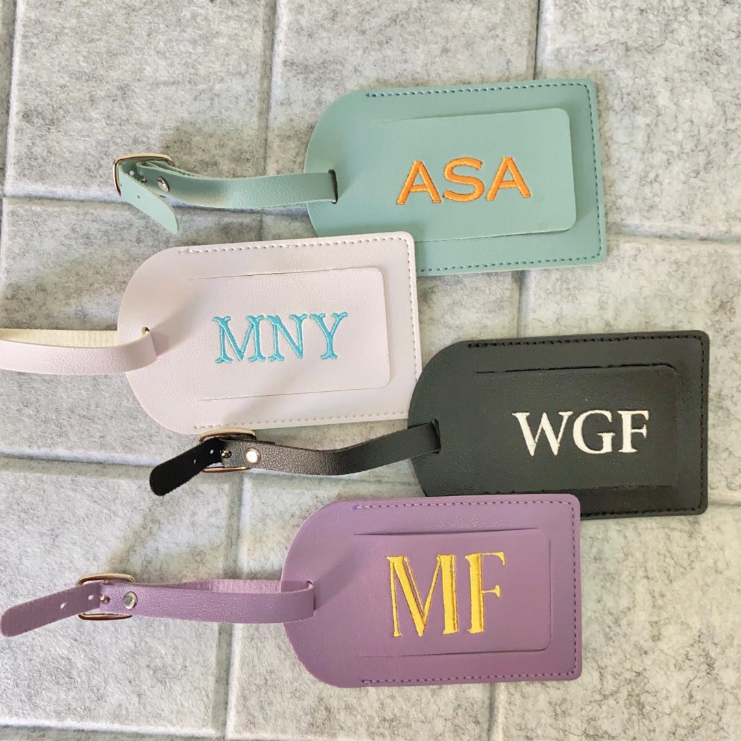 Personalized Luggage Tags, Custom Luggage Tag, Bride Gift, Bridesmaid ...