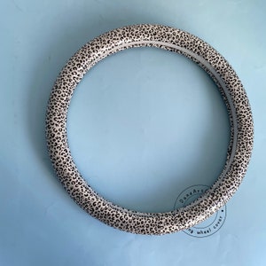 PU Leather Leopard Steering Wheel Cover, Steering Wheel Cover ...