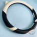Cute Cat Ear Steering Wheel Cover, Creative Black White Steering Wheel ...