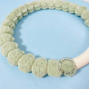 Short Plush Steer Wheel Cover, Universal Winter Warm Wheel Cover ...