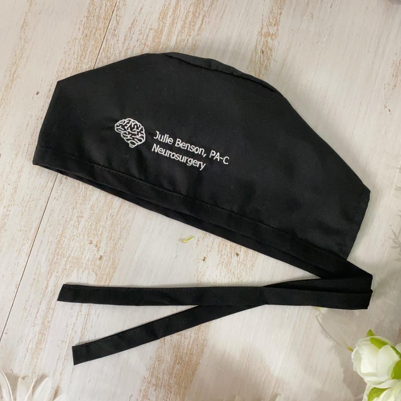 Custom Scrub Hat for Doctor, Embroidered Scrub Cap With Name ...
