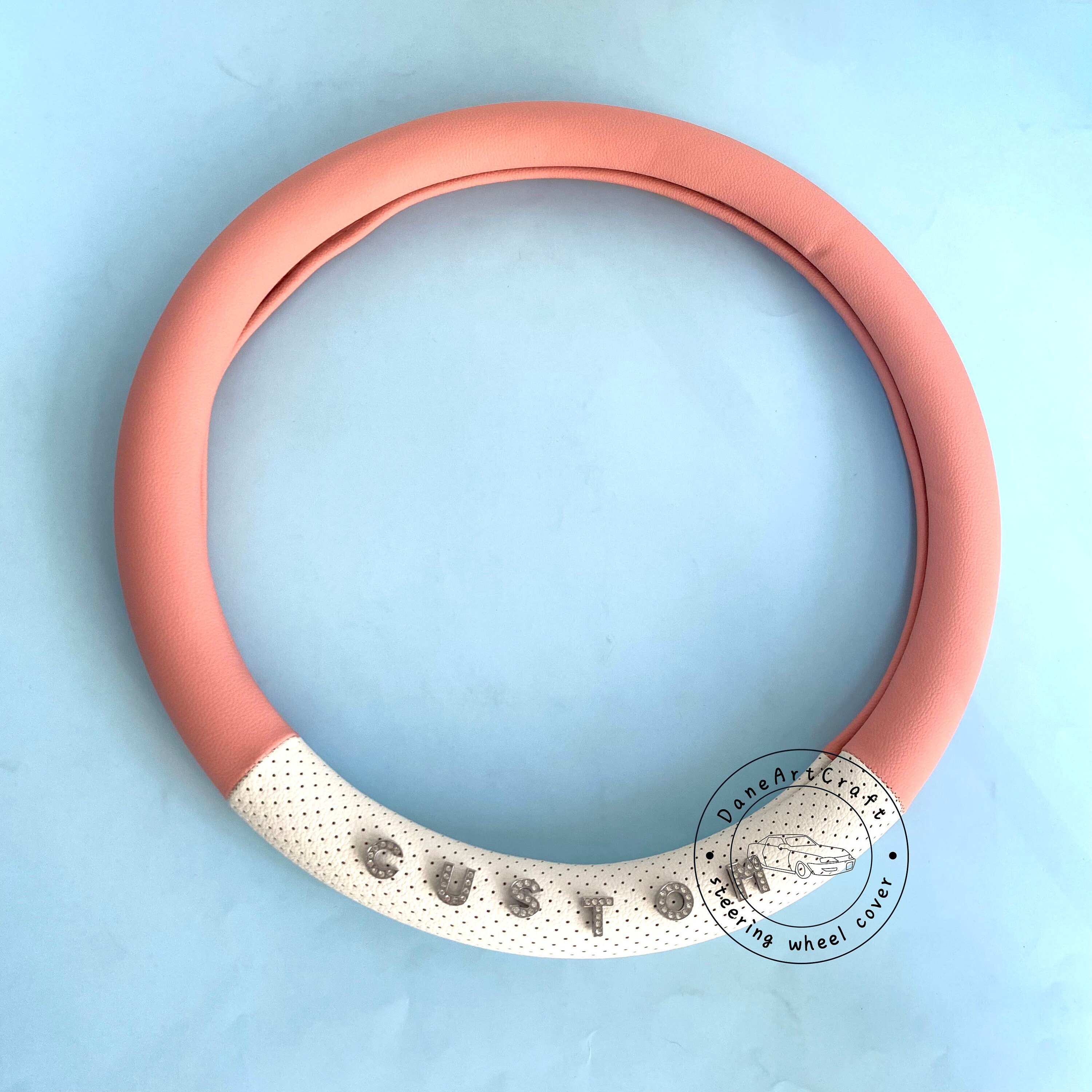 Colorful Macaron Cute Steer Wheel Cover for Women, Fiber Leather ...