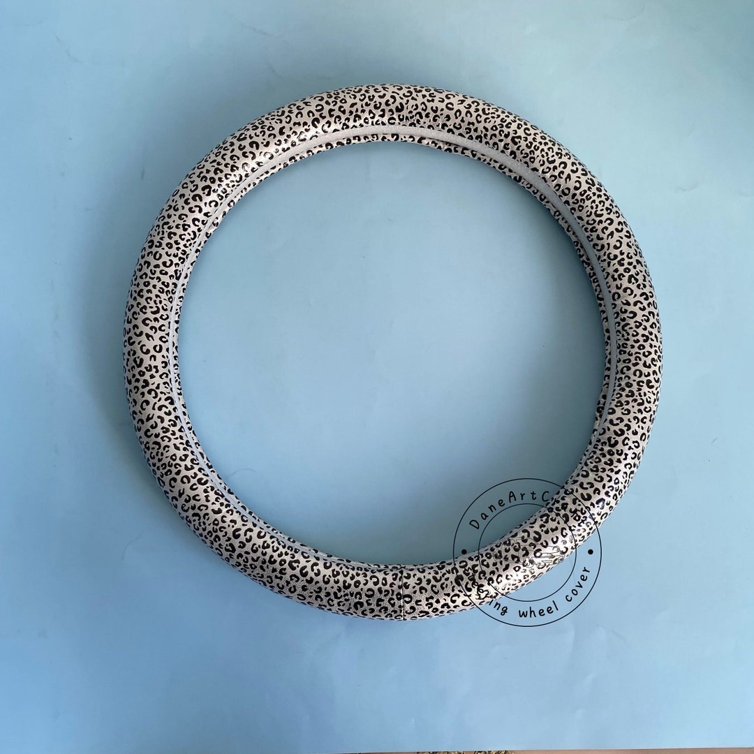 PU Leather Leopard Steering Wheel Cover, Steering Wheel Cover ...