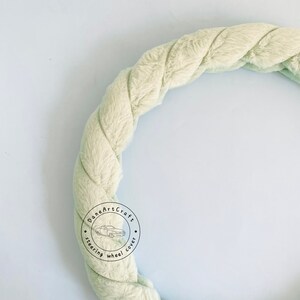 Short Plush Spiral Steer Wheel Cover, Universal Winter Warm Wheel Cover ...