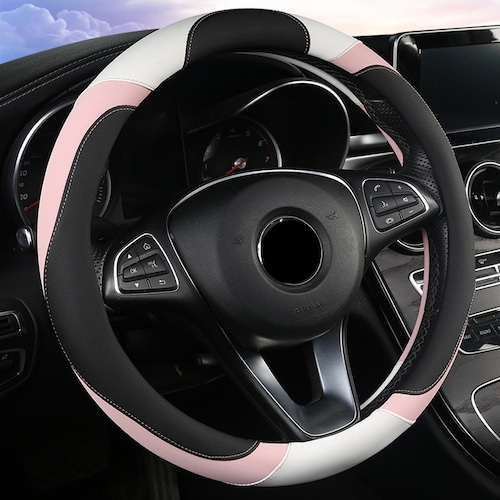 Cute Cat Ear Leather Steering Wheel Cover for Women Girl - Etsy
