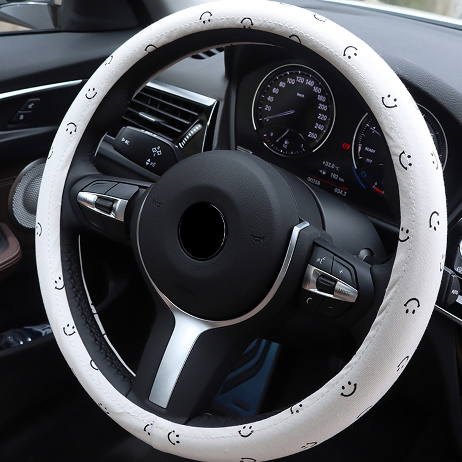 Cute Smile Face Steering Wheel Cover for Women Personalized - Etsy