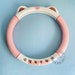 Cute Cat Ear Steer Wheel Cover, Embroidery Steering Wheel Cover, Non ...