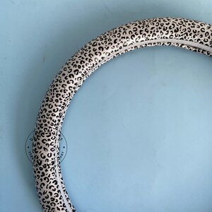 PU Leather Leopard Steering Wheel Cover, Steering Wheel Cover ...