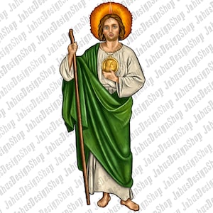 San Judas Png Sublimation Design, Jude the Apostle Png, St. Jude ...