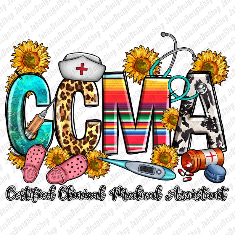 Western CCMA Certified Clinical Medical Assistant Png Sublimation ...