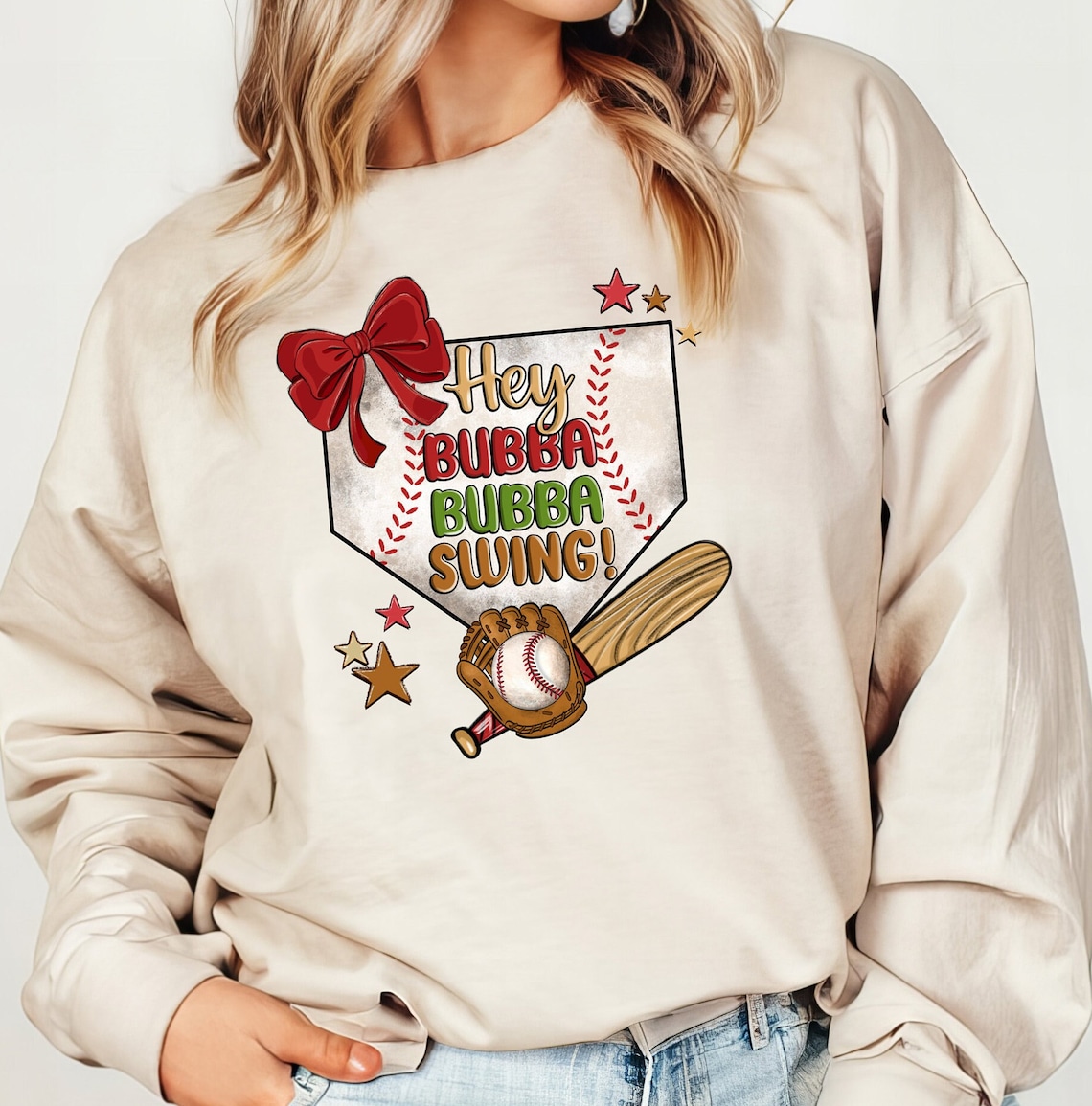 Hey Bubba Bubba Swing Png Sublimation Design Download, Baseball Png ...