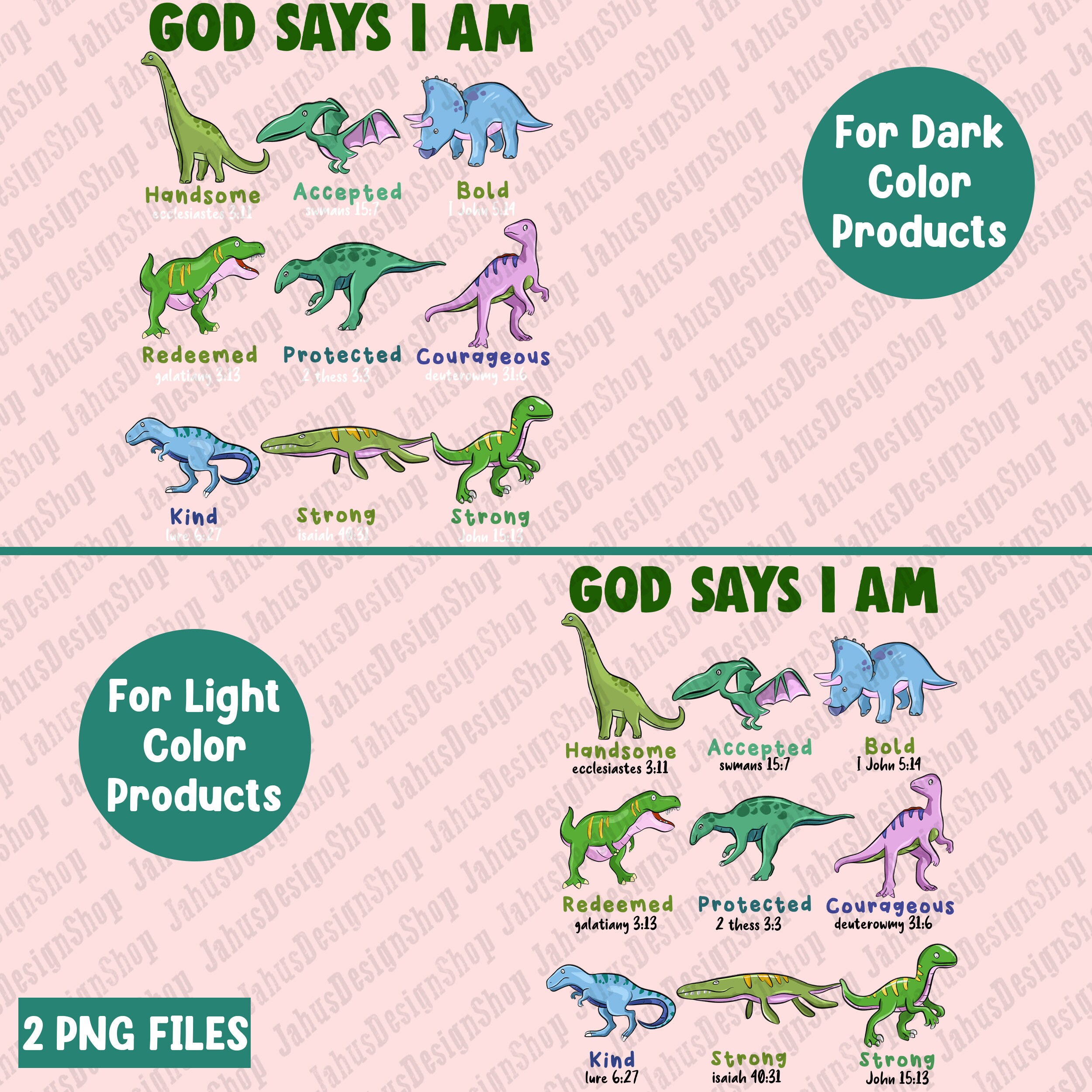 God Says I Am Dinosaurs Png Sublimation Design Download, Hand Drawn ...