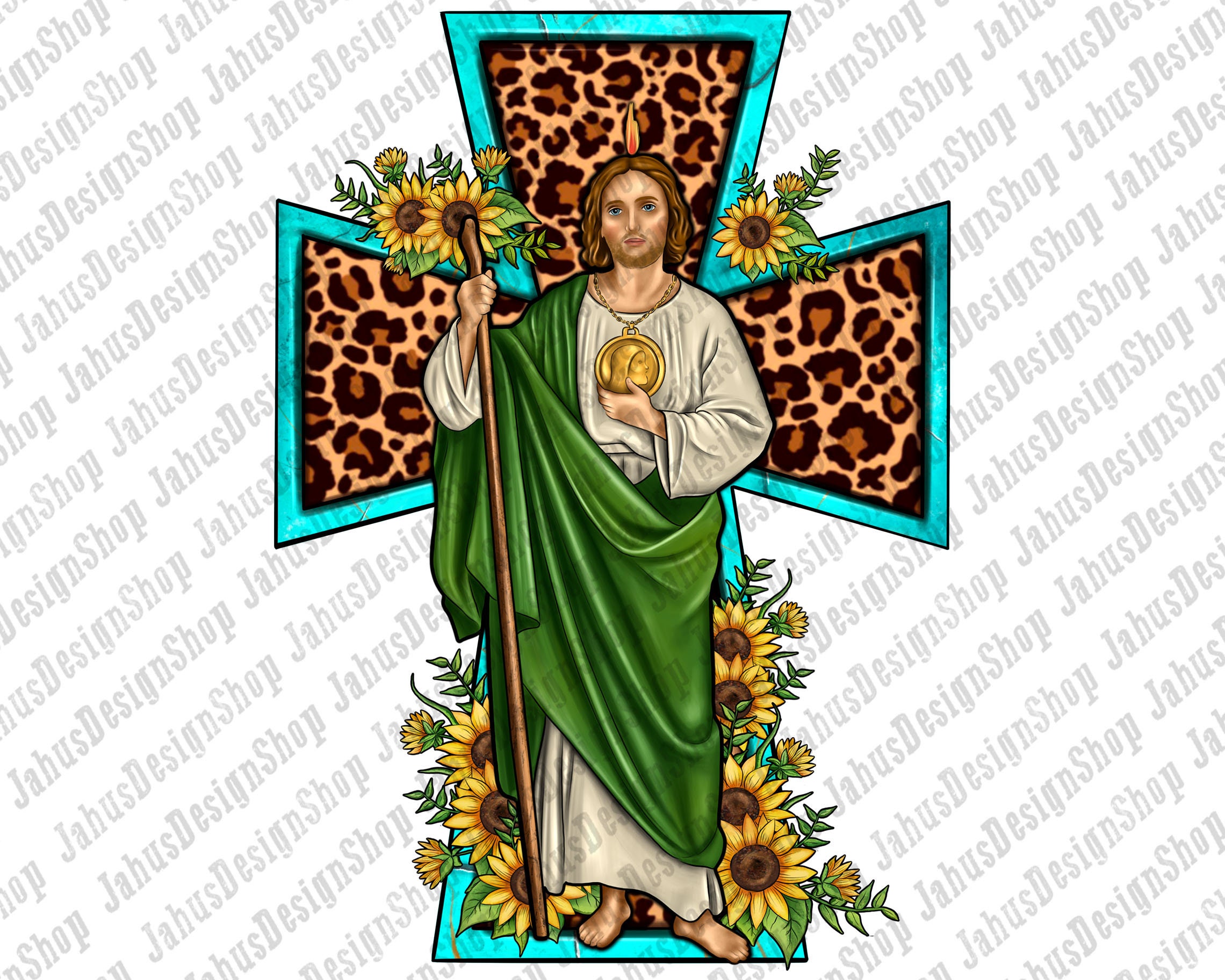 San Judas Cruz Occidental Png Diseño de Sublimación Judas El - Etsy México