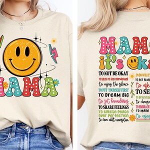 Mama It's Okay Png Sublimation Design Download, Mama Life Png, Love ...