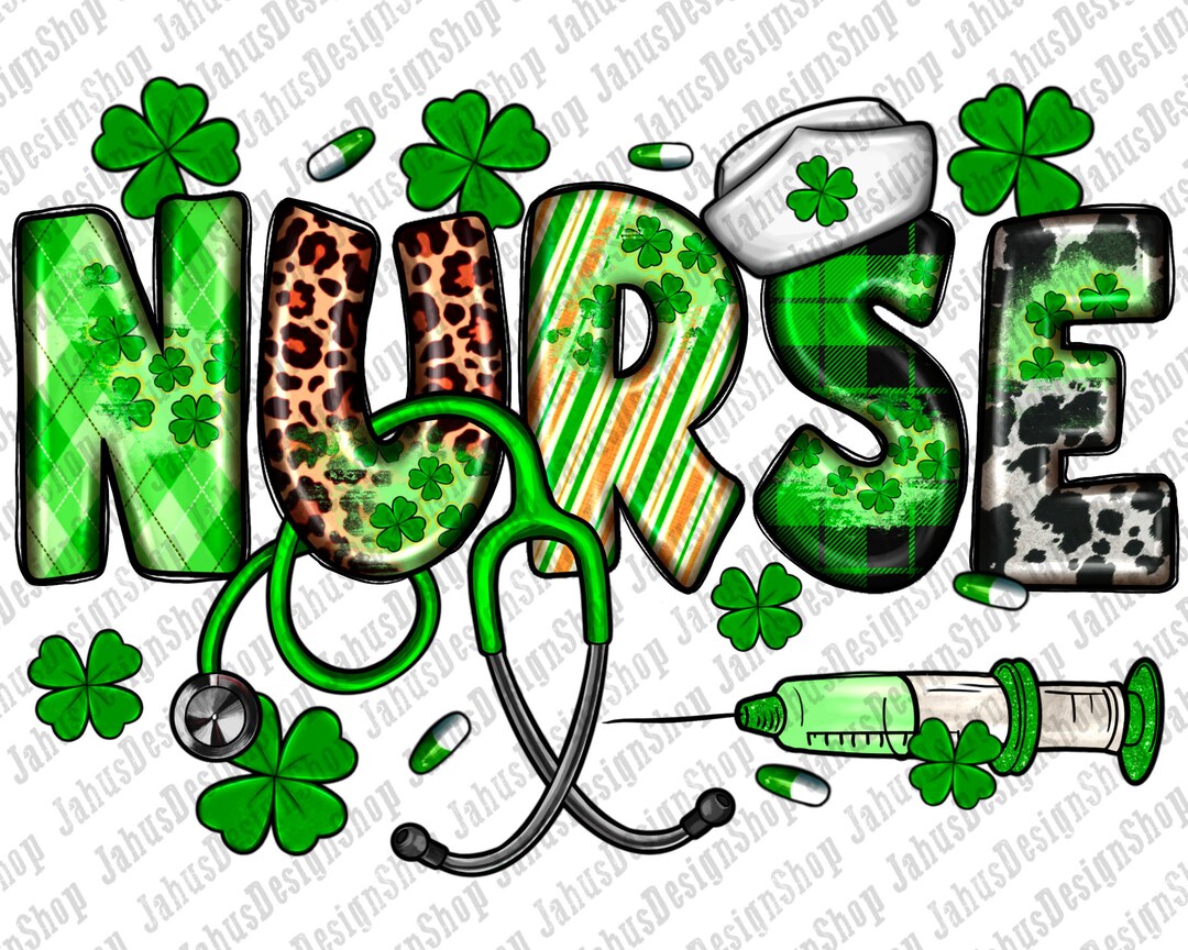 Nurse St.patrick's Day Png Sublimation Design Download, St. Patrick's ...