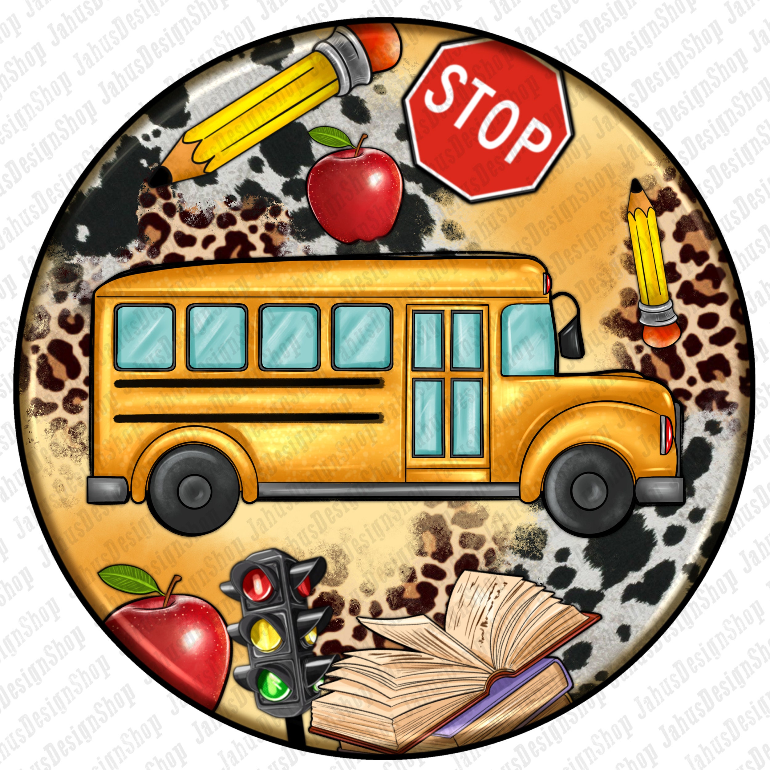 School Bus Car Coaster Png Sublimation Design Bundle, Western Car ...