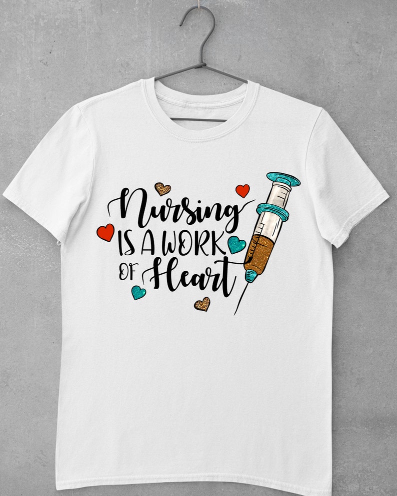 Nursing is A Work of Heart PNG Glitter Syringe PNG Nurse - Etsy