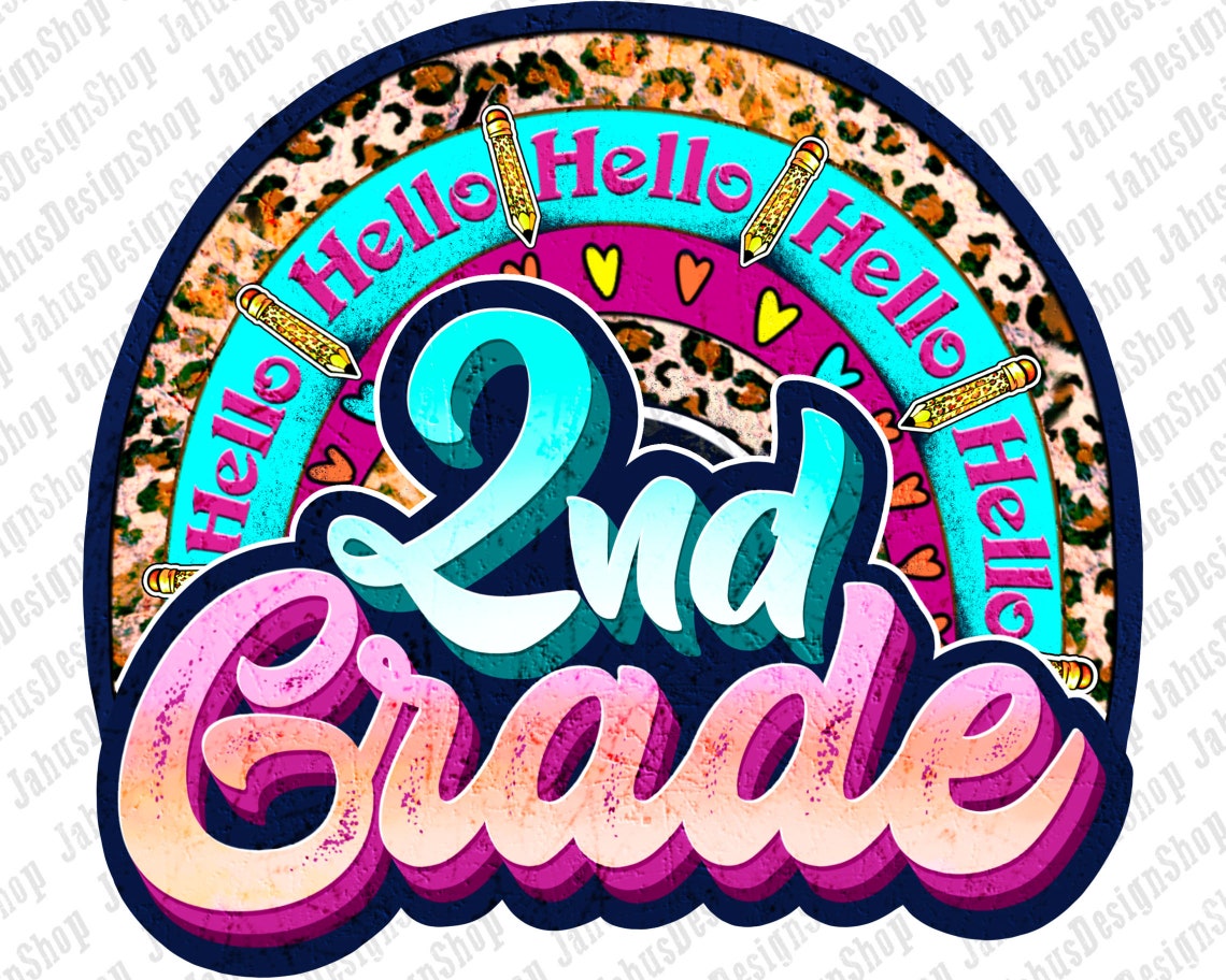 Hello Second Grade PNG School Png Second Grade Pngback to - Etsy Canada