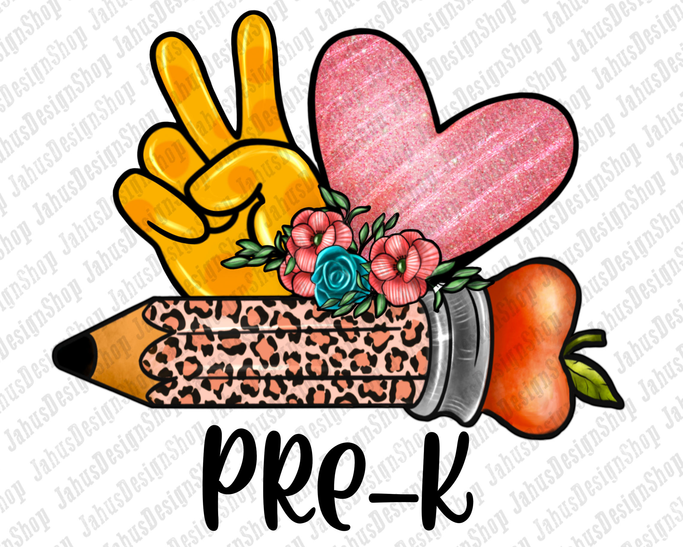 Peace Love Pre-K PNGPre-KSchool PngBack to School PngHello | Etsy