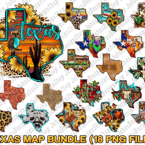 Texas Png Sublimation Design Download Leopard Texas - Etsy