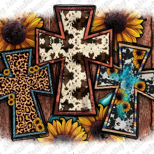 Western Cross Distressed Background Png Western Cross Png - Etsy