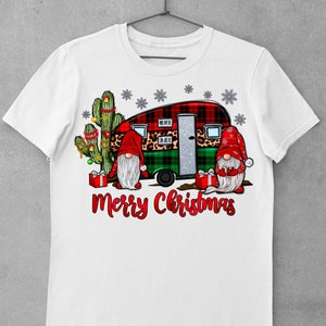 Merry Christmas Gnome Caravan Png Sublimation Design, Cactus Gnomes Png ...