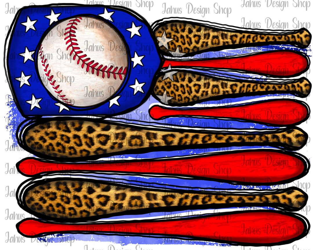 Leopard Baseball Flag USA Png,western Png,sport Background,baseball Png ...