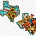 18 Digital Images Texas Map Png Bundle Sublimation Design, Texas State ...