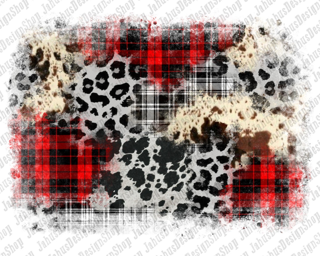 Christmas Grey Leopard Cowhide Background Png Sublimation Design ...