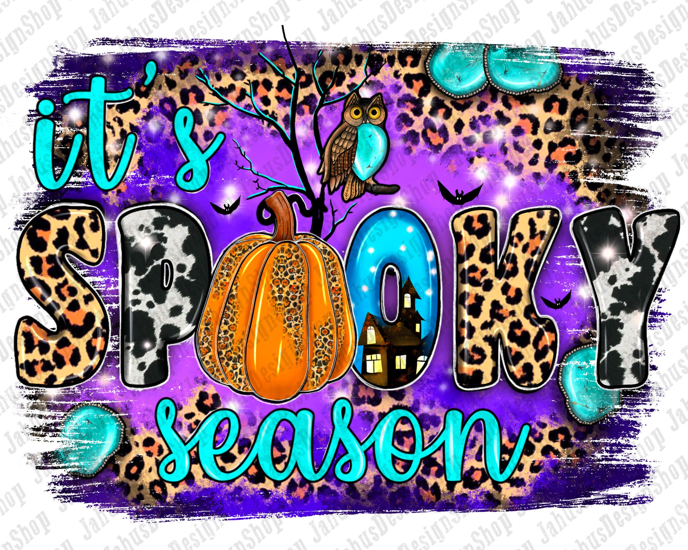It's Spooky Season Png, Halloween Png, Spooky Pumpkin Png, Owl Png ...