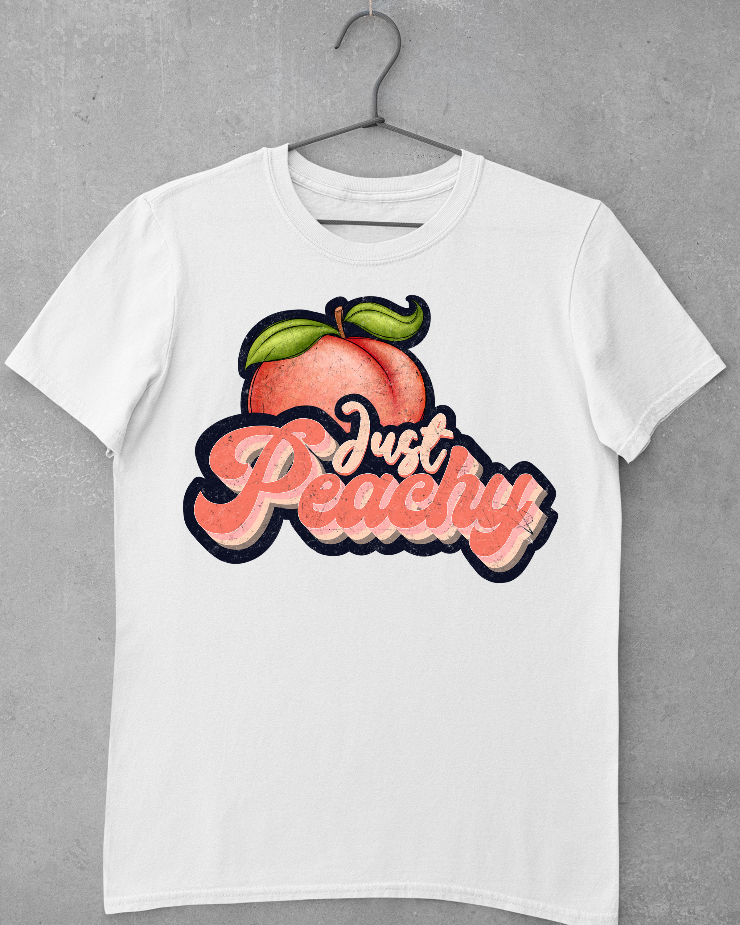 Just Peachy Png Peach Design Peachy Design Retro Peachy - Etsy
