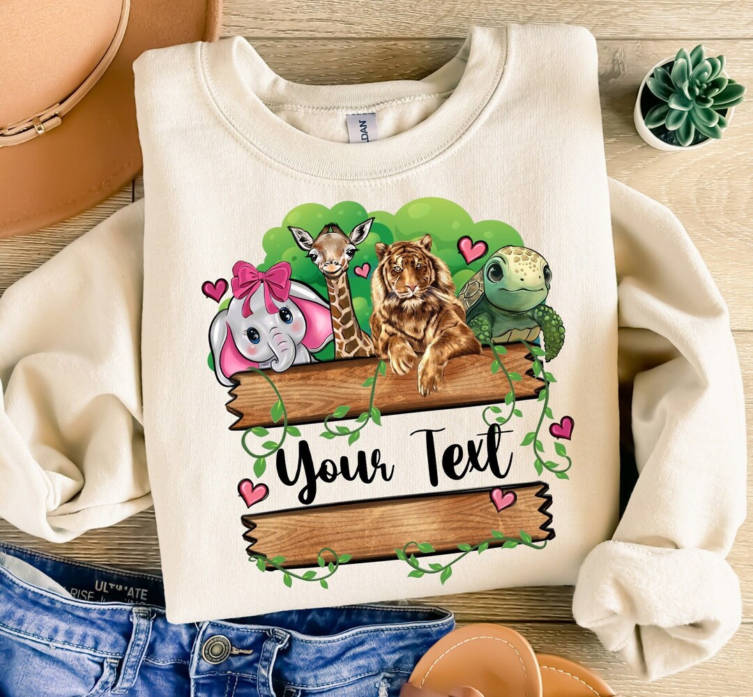 Personalized Zoo Crew Png Sublimation Design Download, Zoo Animals Png ...