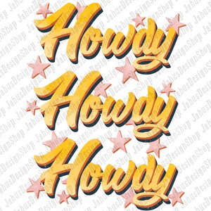 POD png Howdy Sublimation Howdy PNG Have a Good Day Hot Pink Retro ...