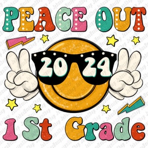 Peace Out School Bundle Png Sublimation Design Download, Back to School ...