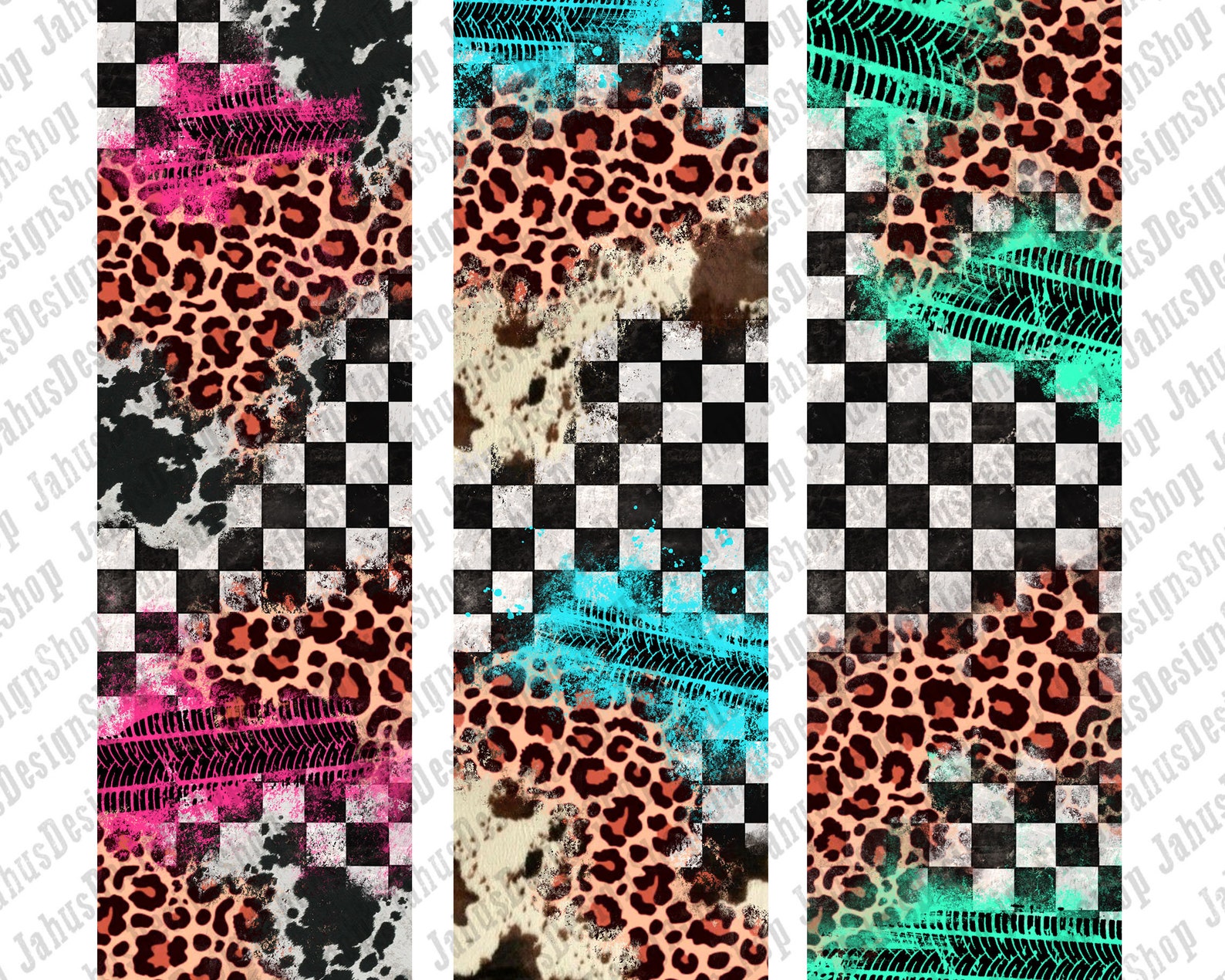 Western Race Pen Wrap Png Sublimation Design, Race Png, Leopard and ...