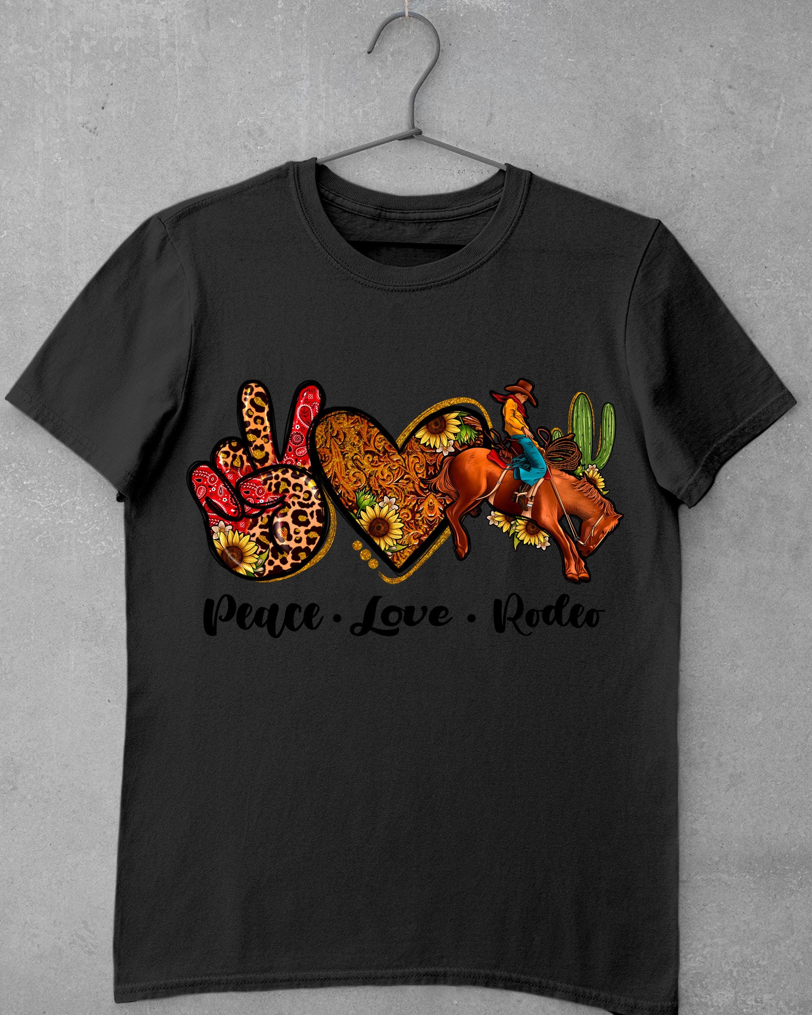 Peace Love Rode Png Sublimation Design, Peace Love Rodeo Png, Peace ...